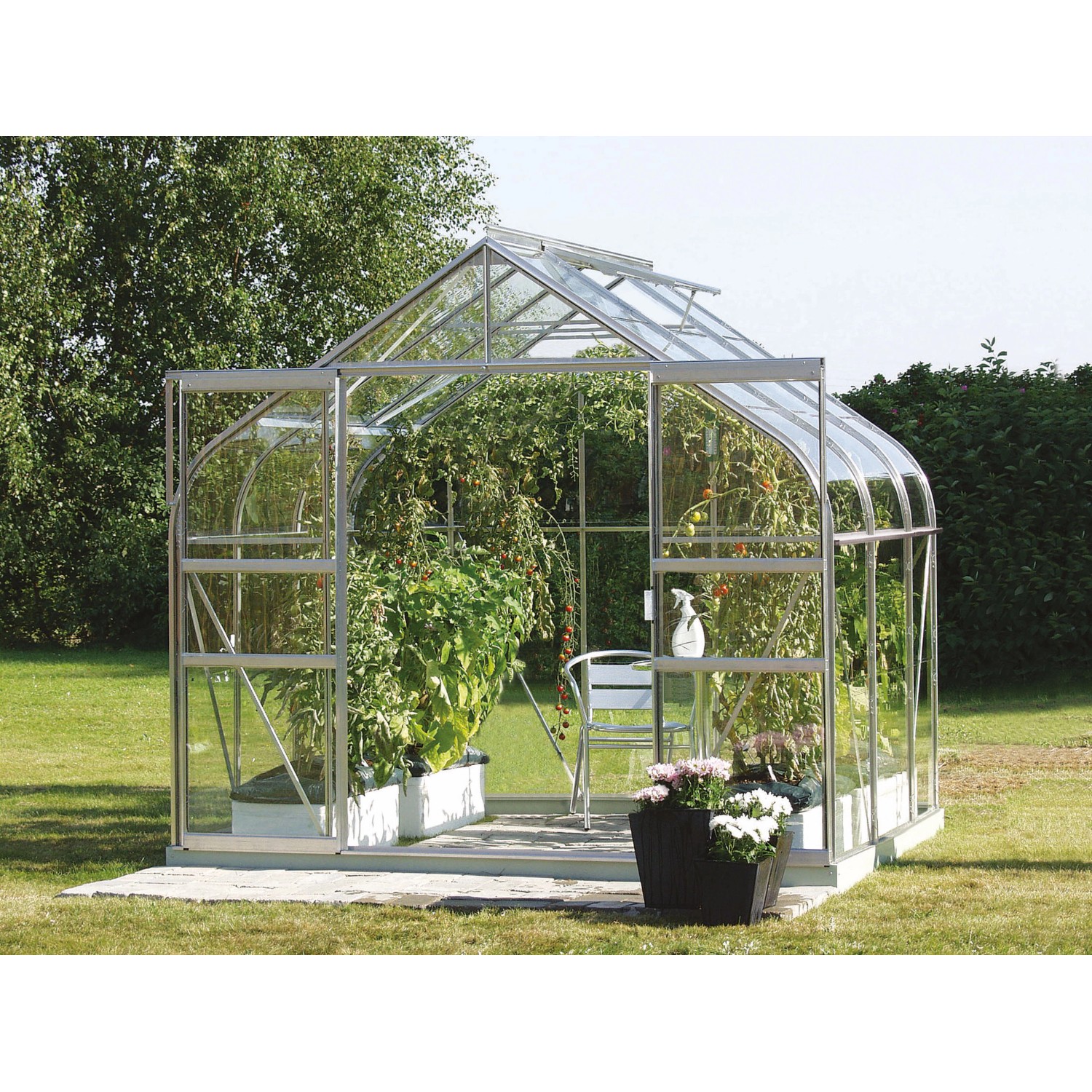 Gewächshaus Diana 5000 ESG 3 mm Alu-Blank kaufen bei OBI