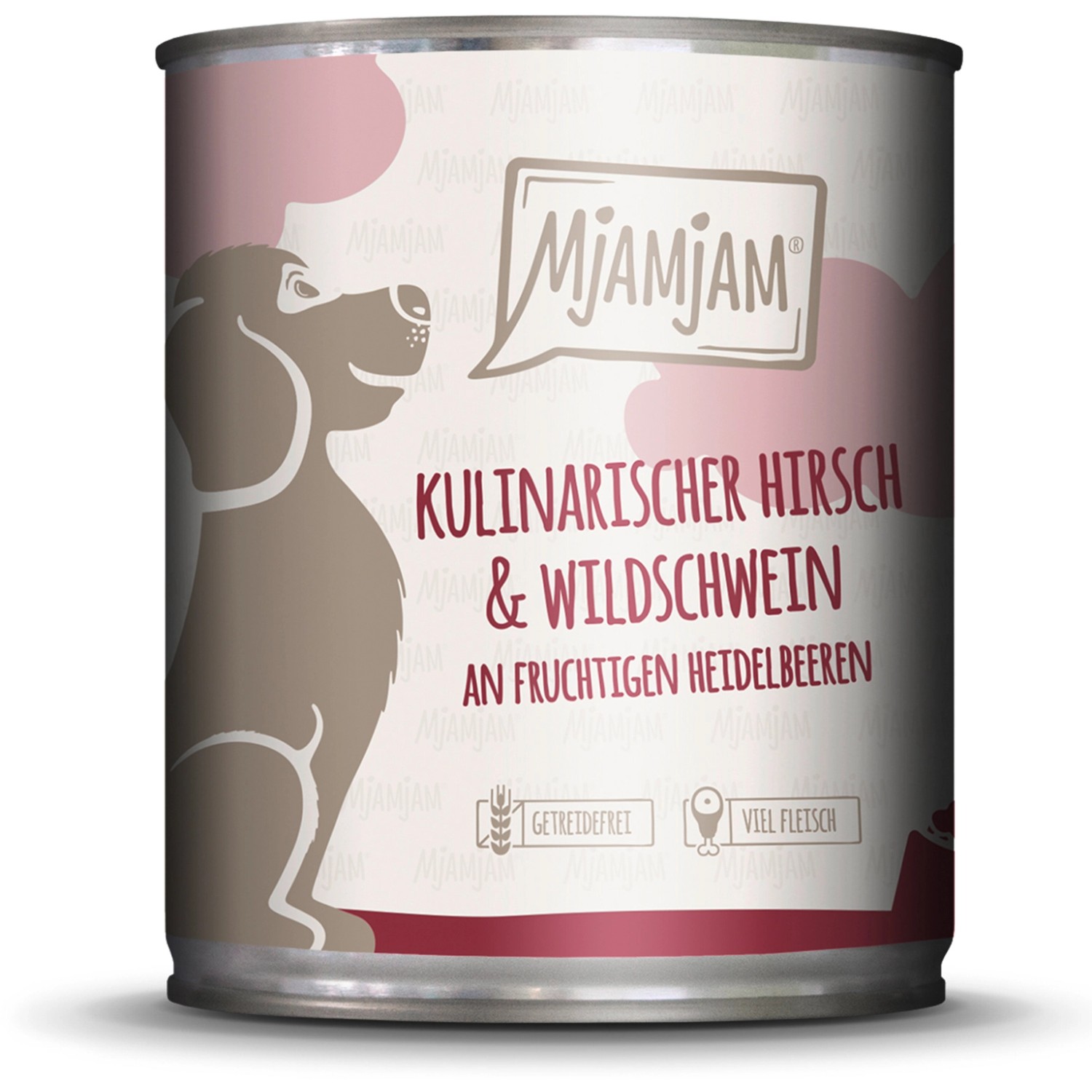 Mjamjam Nassfutter Kulinarischer Hirsch & Wildschwein an Preiselbeeren ...