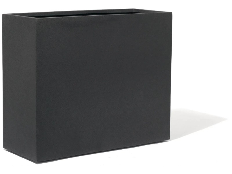 Kirschke Pflanzgefäß Pure Line Highford 60 cm x 25 cm x 50 cm Anthrazit ...