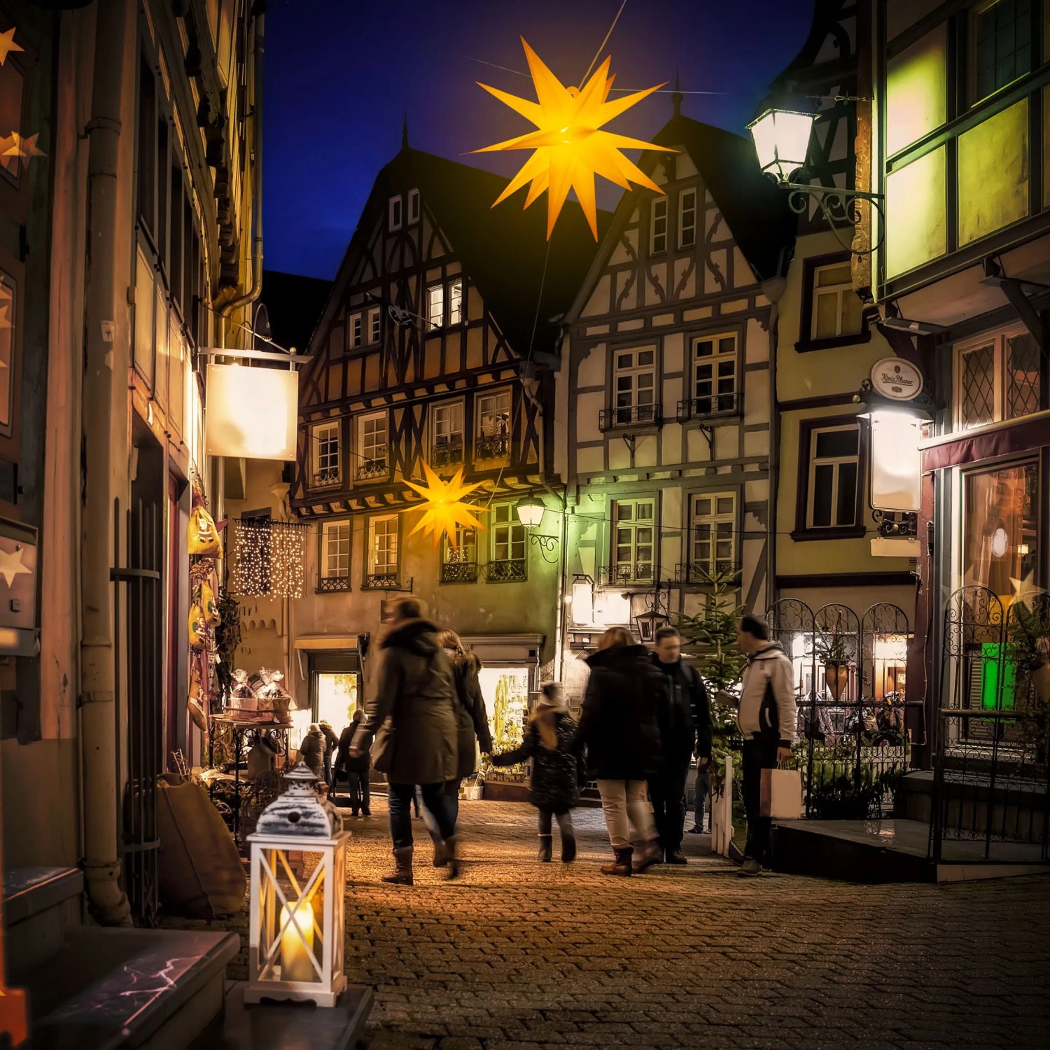 Amare LED-3D-Weihnachtsstern XXL Ø 100 cm Gelb kaufen bei OBI