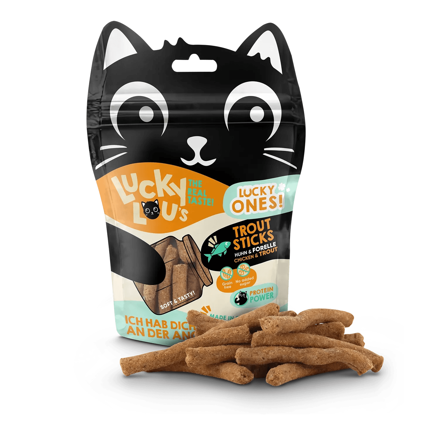 Lucky Lou Katzen-Trockenfutter Lucky Ones Sticks Huhn & For 50 g kaufen ...