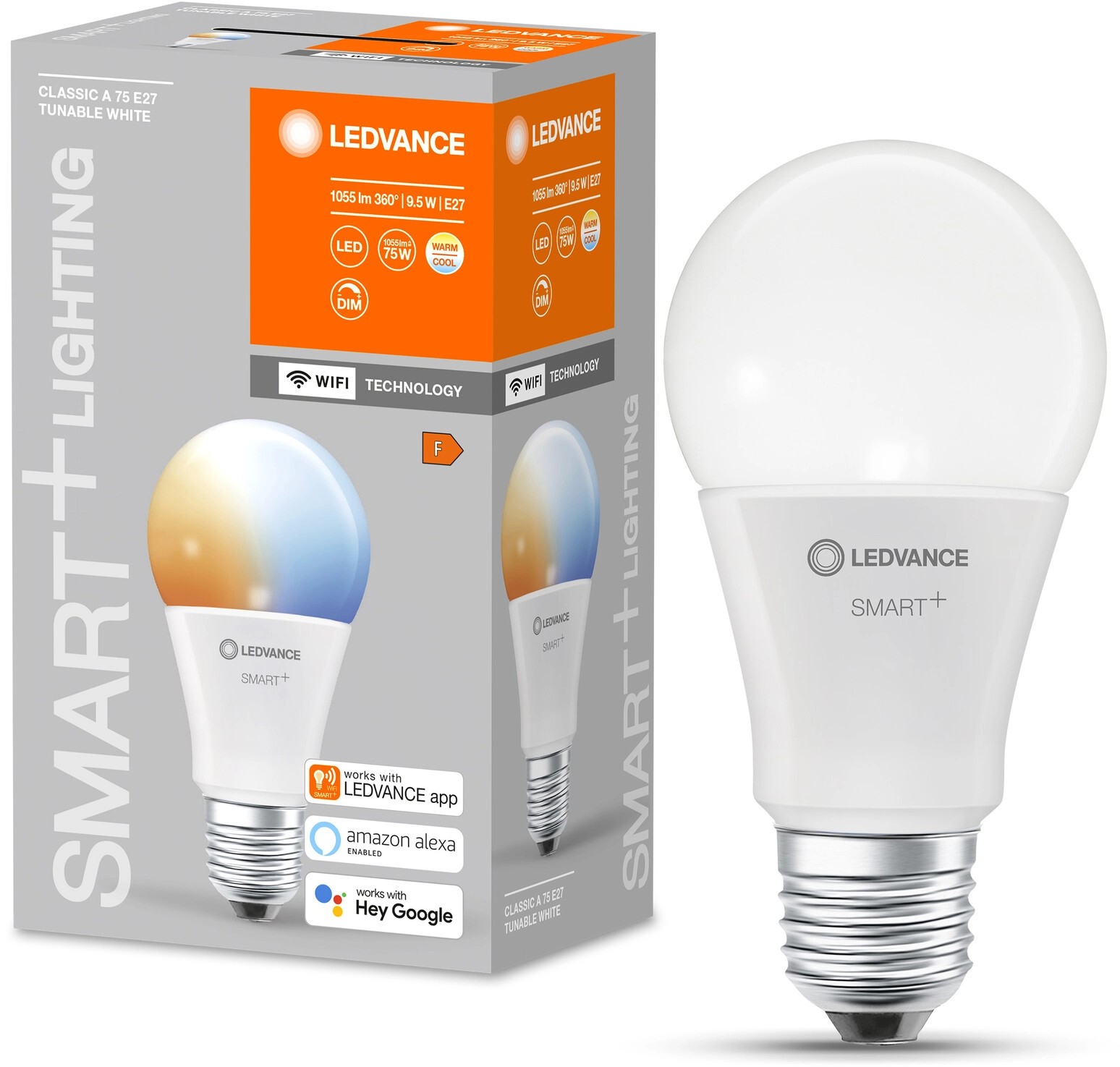 Ledvance Smart+ Leuchtmittel Wifi Classic TW E27/9,5 W Weiß kaufen bei OBI