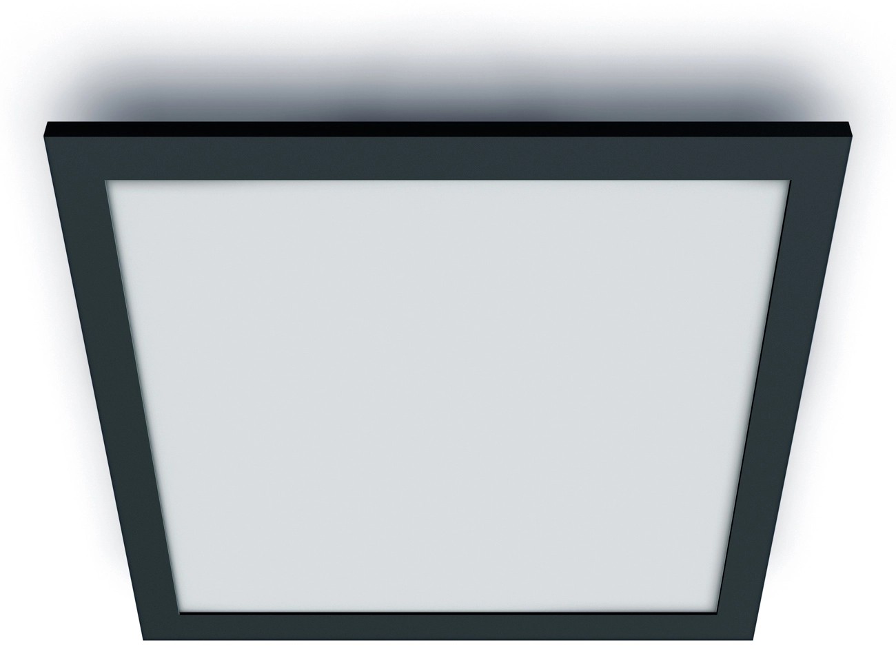 WiZ LED-Panel Quadratisch Tunable White 3400 lm Schwarz 60 cm x 60 cm kaufen bei OBI