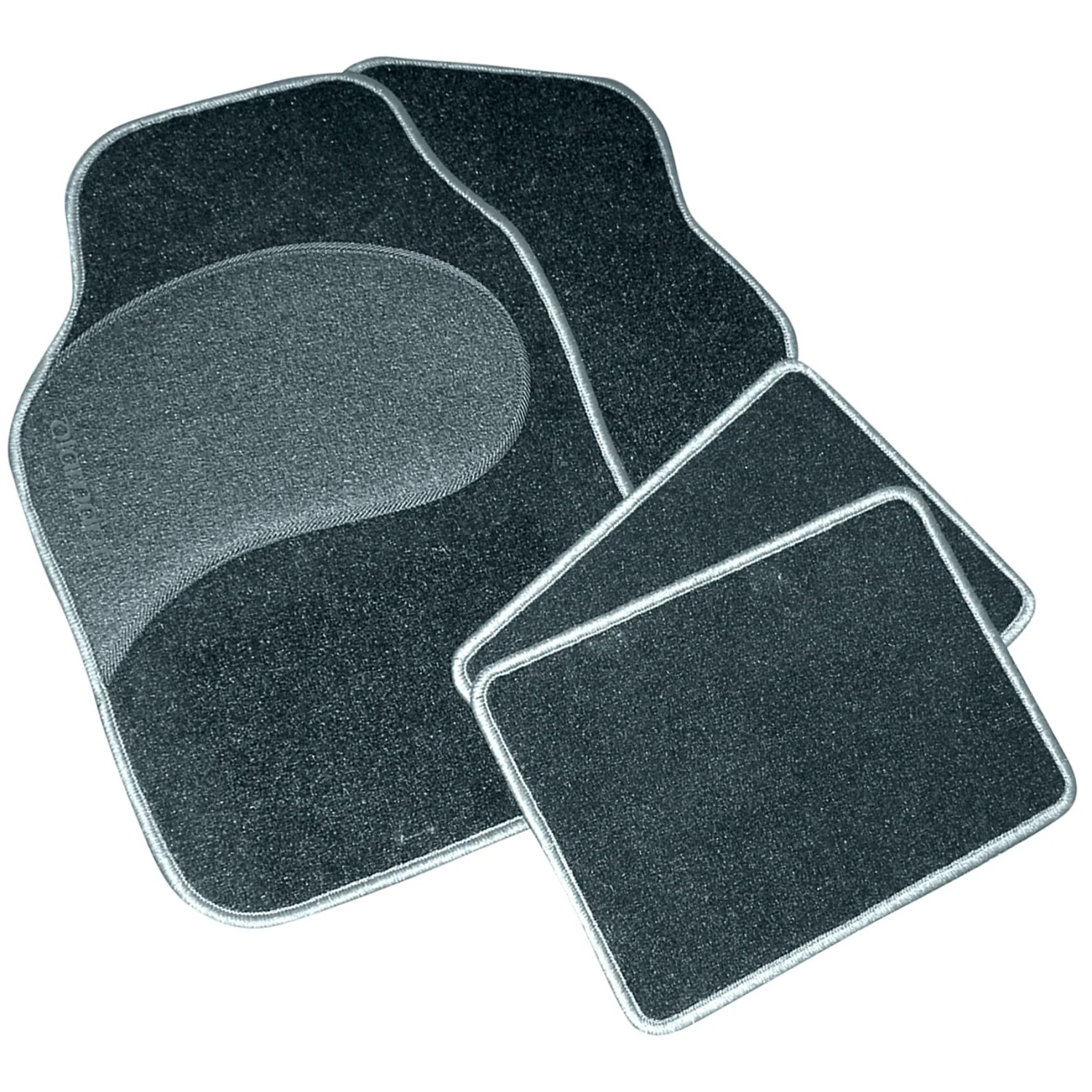 APA Autoteppich-Set Diamant 4-teilig Schwarz-Grau kaufen bei OBI