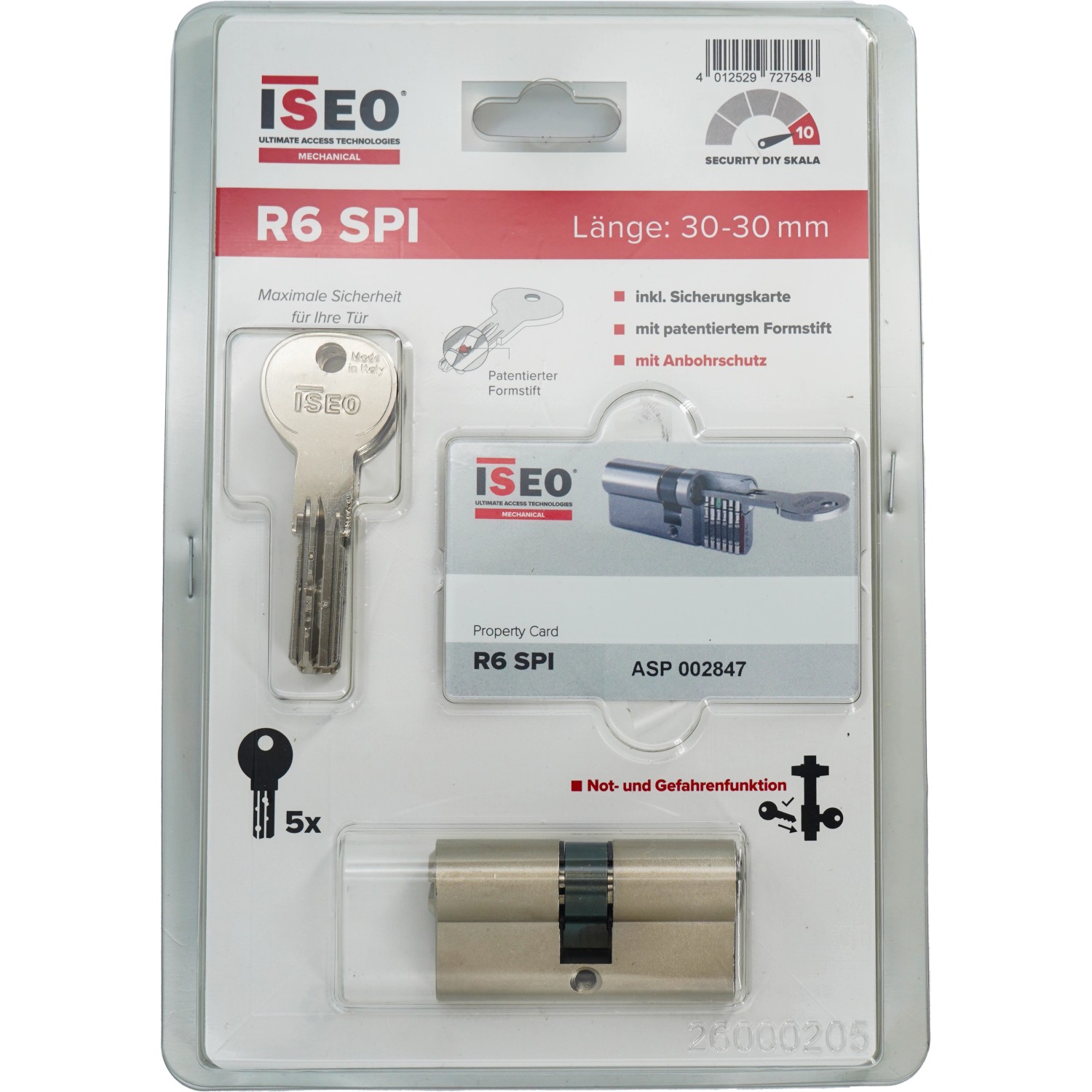 Iseo Profilzylinder R6 SPI 30/30 kaufen bei OBI