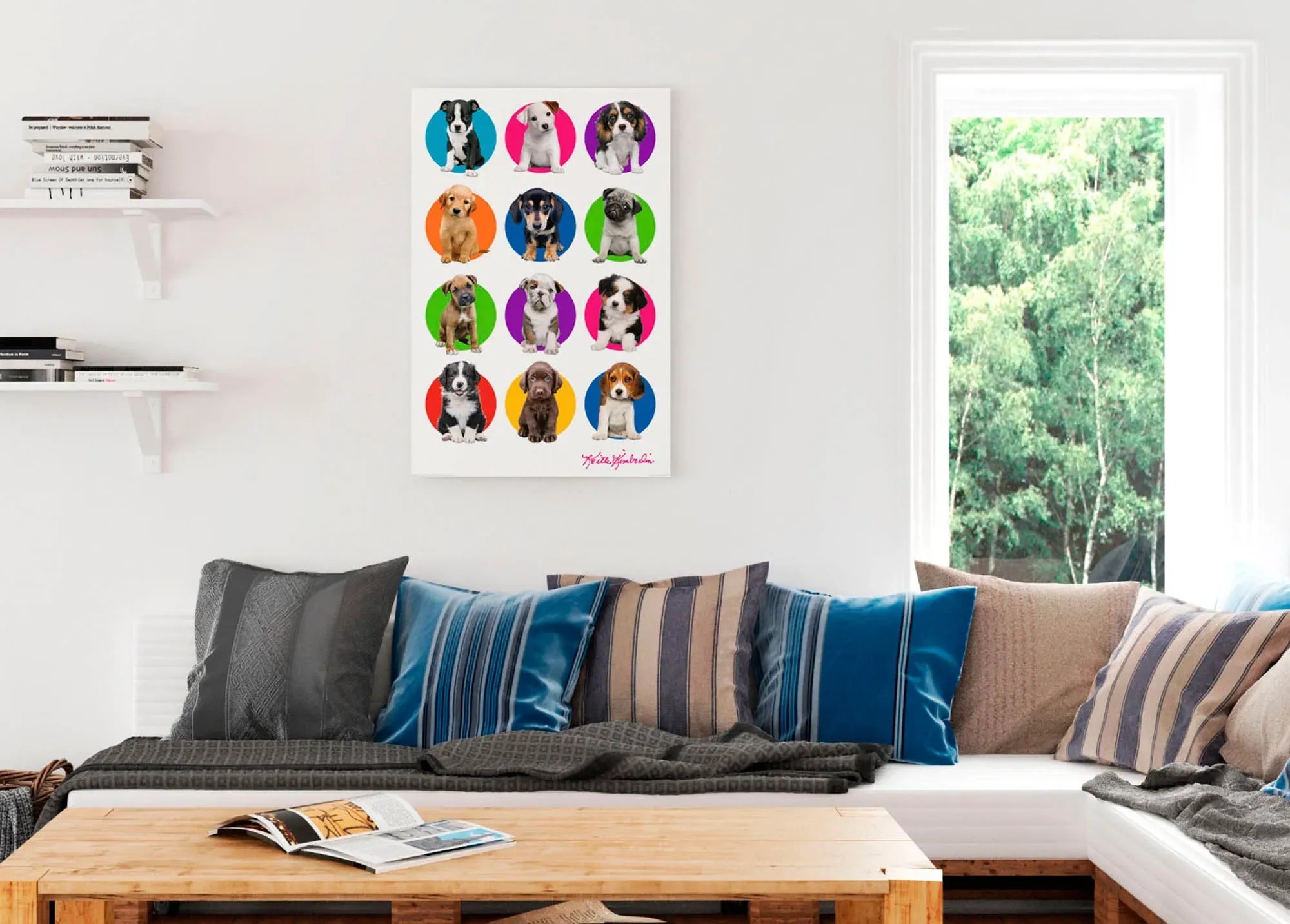 Wandbild Keith Kimberlin - Silhouetten II 60 cm x 90 cm kaufen bei OBI