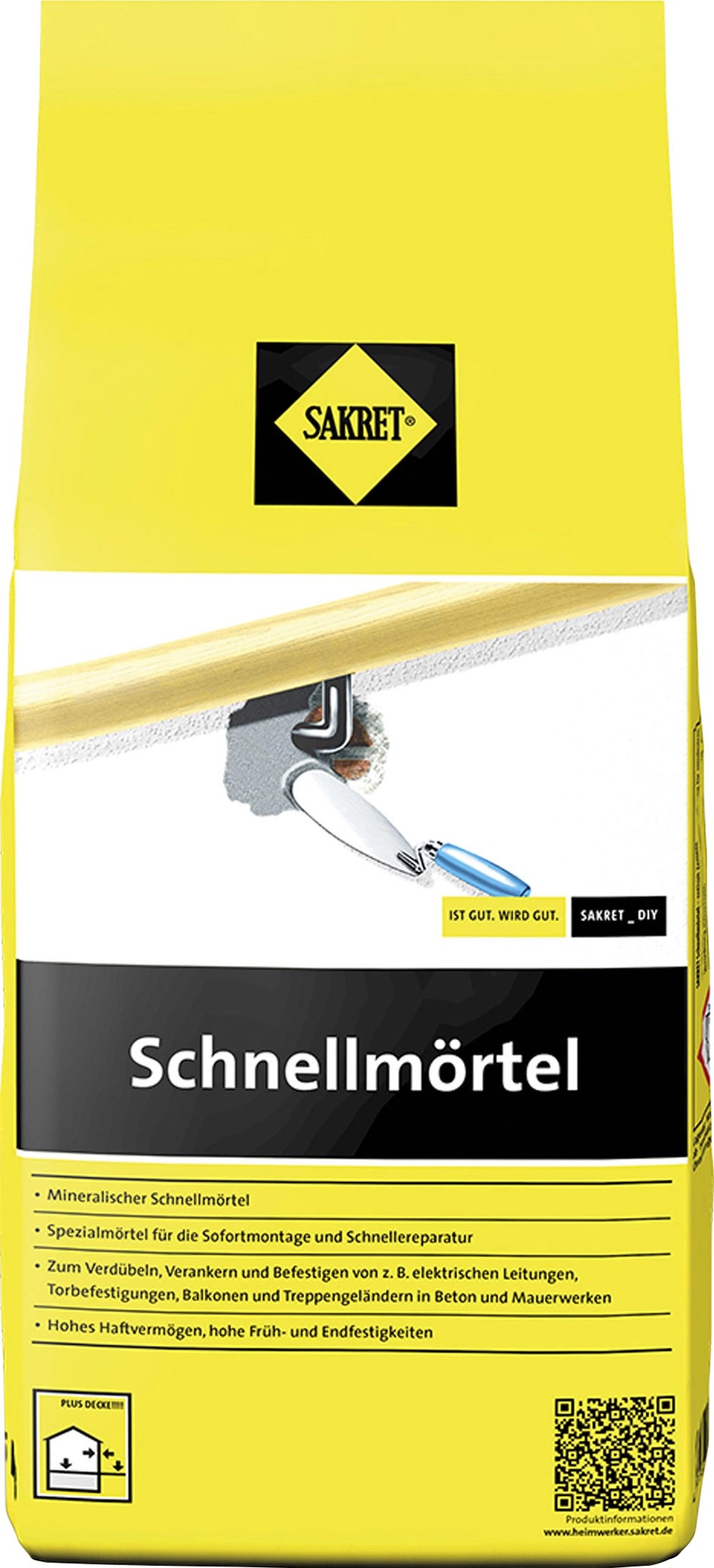 Sakret Schnellmörtel Grau 5 kg kaufen bei OBI