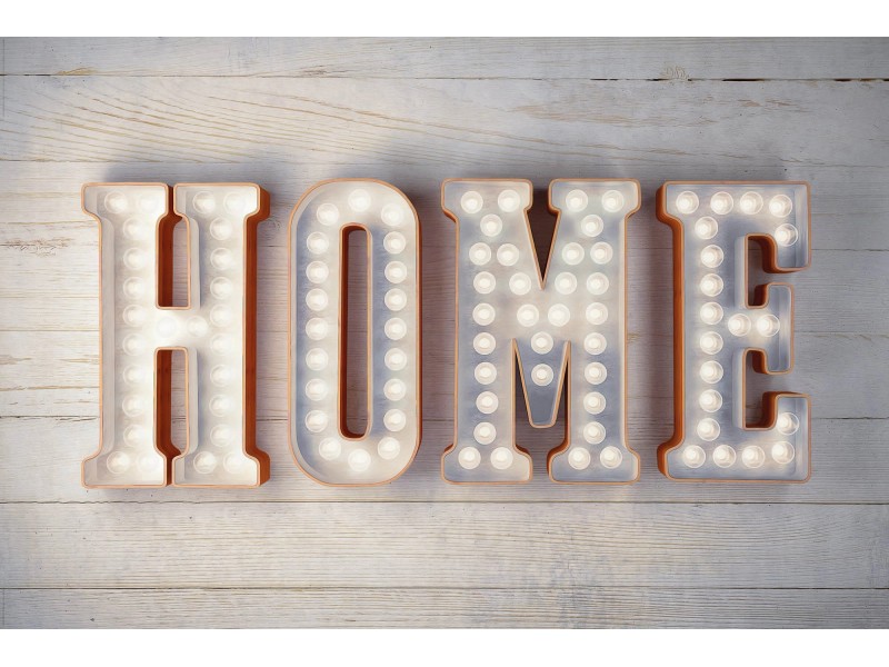 Wandbild Home 90 cm x 60 cm kaufen bei OBI