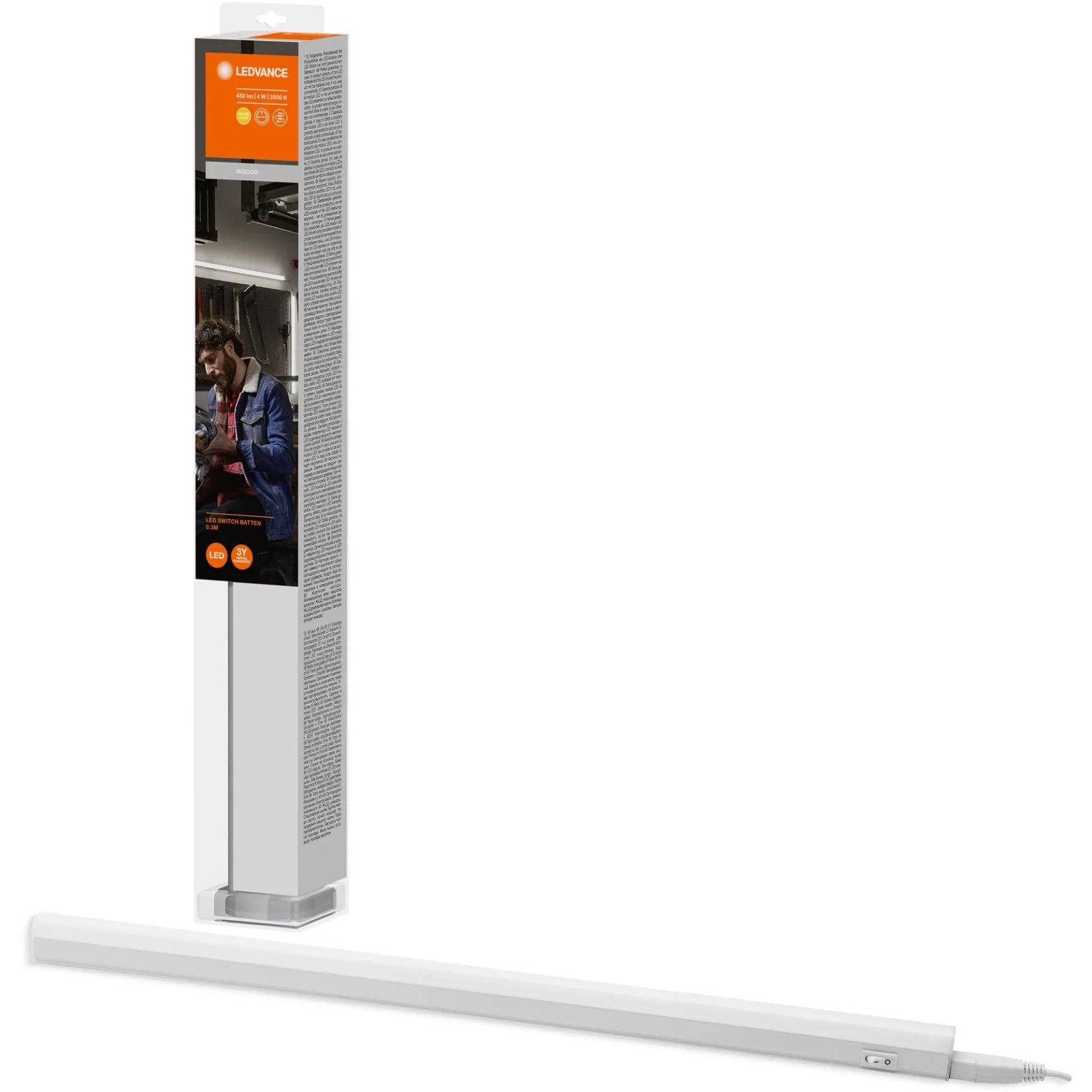 Ledvance LED-Lichtleiste Switch Batten Weiß 450 lm 30 cm kaufen bei OBI