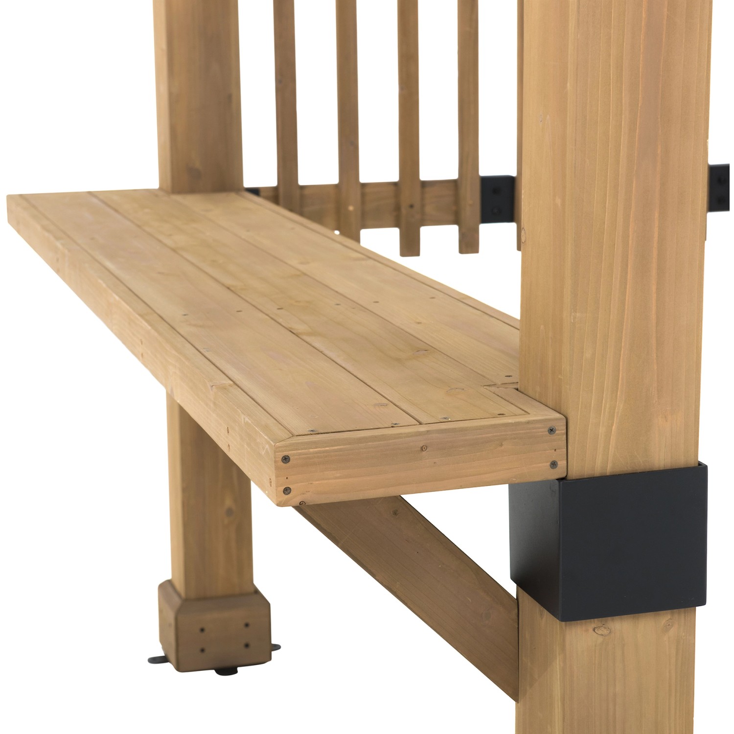 Sunjoy Pergola Krone Whirlpool 309 cm x 274 cm Braun kaufen bei OBI