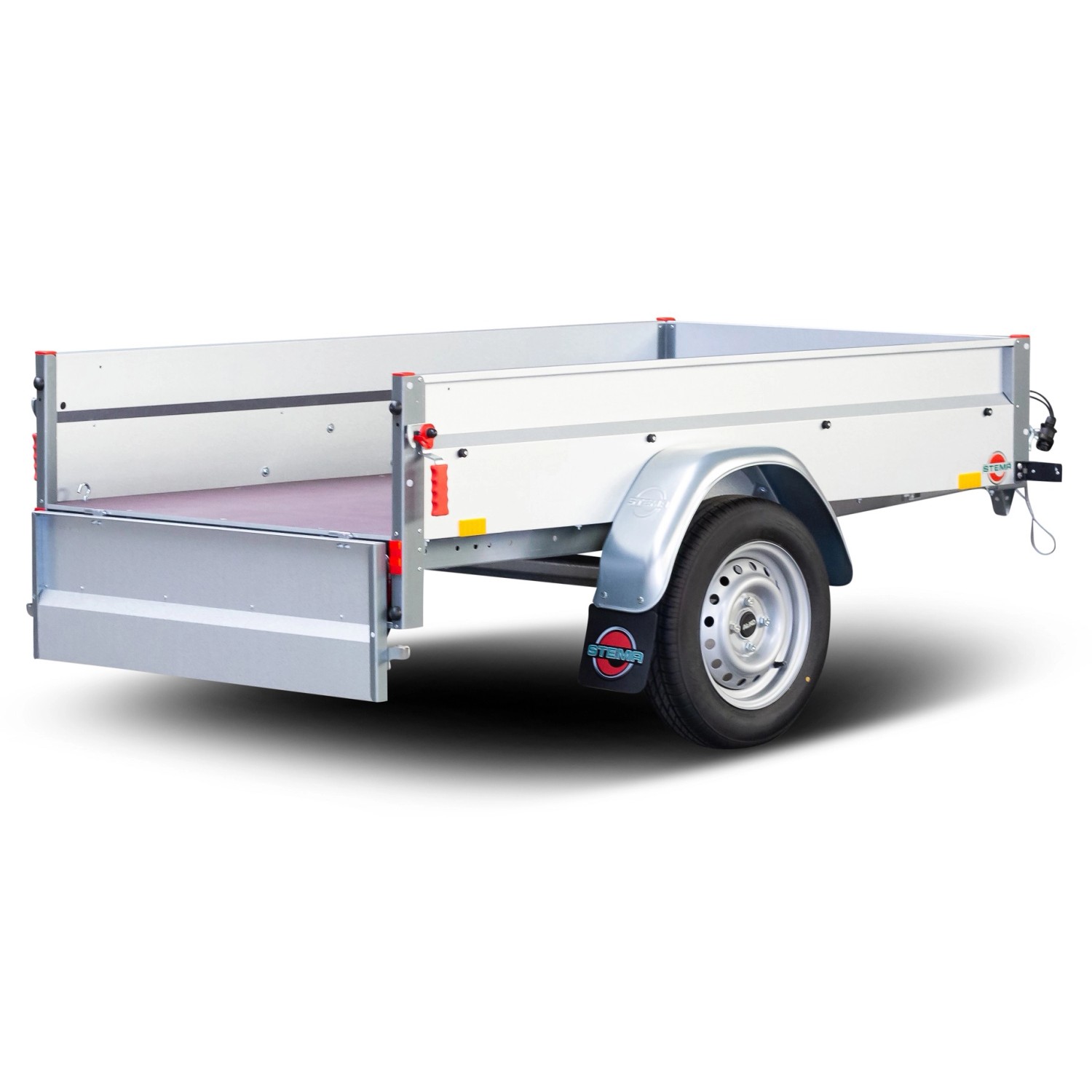 Stema Anhänger Basic 750 kg mit Hochplanenset 80 cm Lichtgrau kaufen ...