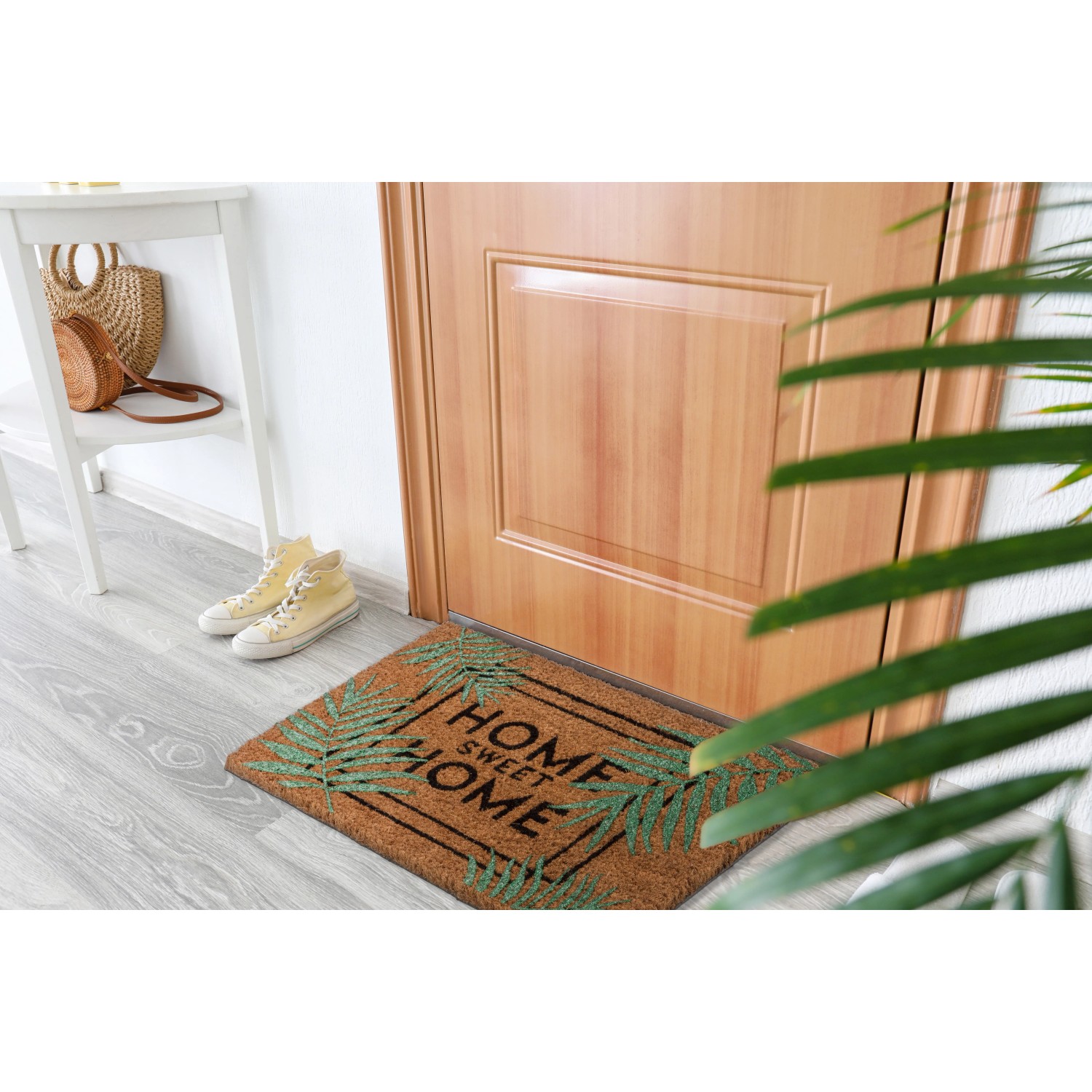 Astra Türmatte Coco Glitter Home Sweet Home Palmen ca. 40 cm x 60 cm ...