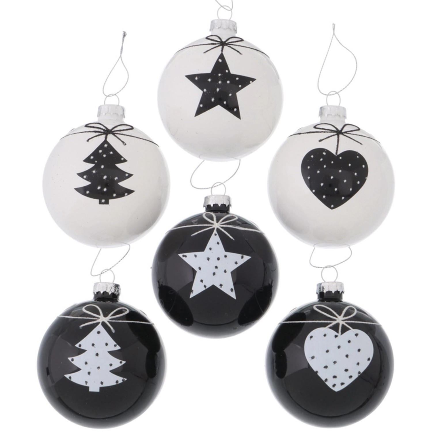 Boltze Home Weihnachtskugel Gerdi 6-fach sortiert kaufen bei OBI