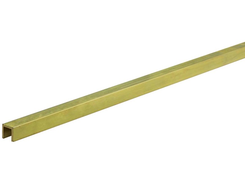 Arcansas U-Profil Messing 8 mm x 8 mm kaufen bei OBI