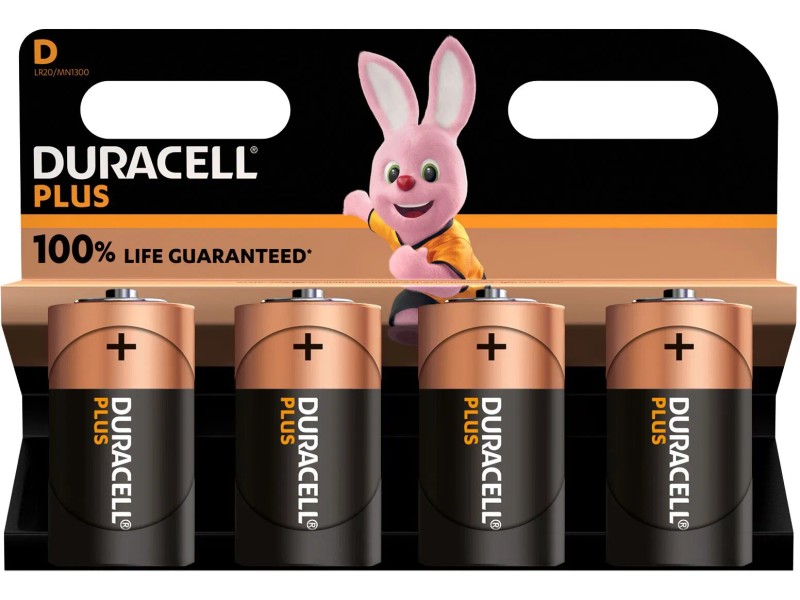 Duracell Alkaline Batterien 1,5V D MN1300/LR20 4er Pack kaufen bei OBI