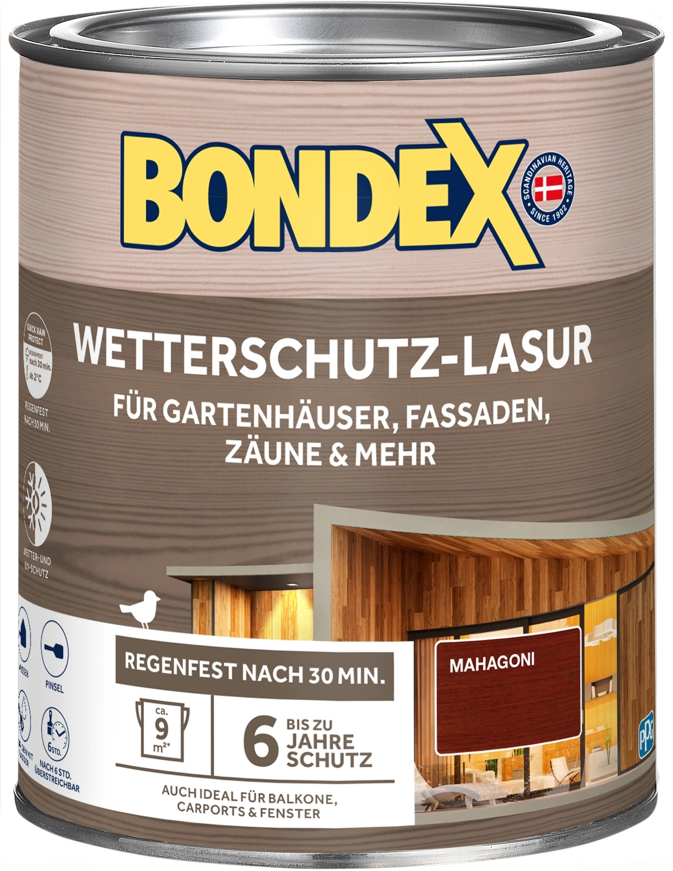 Bondex Wetterschutz-Lasur Mahagoni 750 ml kaufen bei OBI