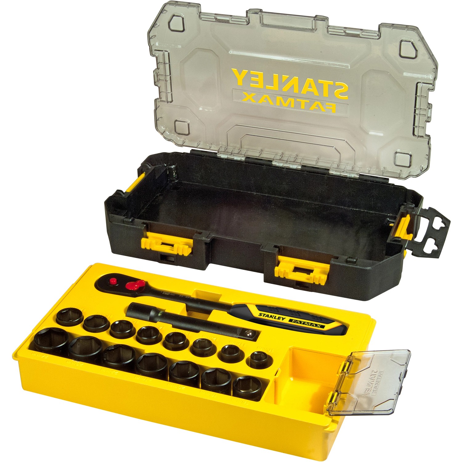 Stanley FatMax Mini-Toughbox 13 mm (1/2") Steckschlüssel-Set 17-teilig ...