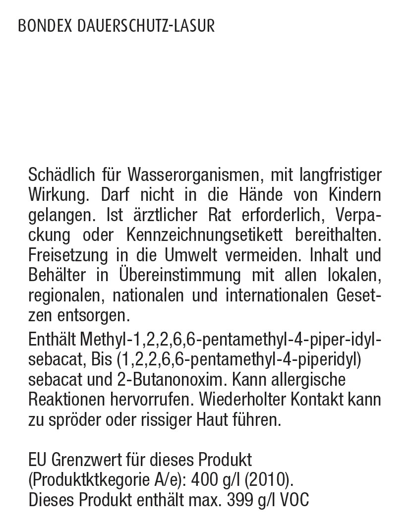 Bondex Dauerschutz-Lasur Grau 2,5 l kaufen bei OBI