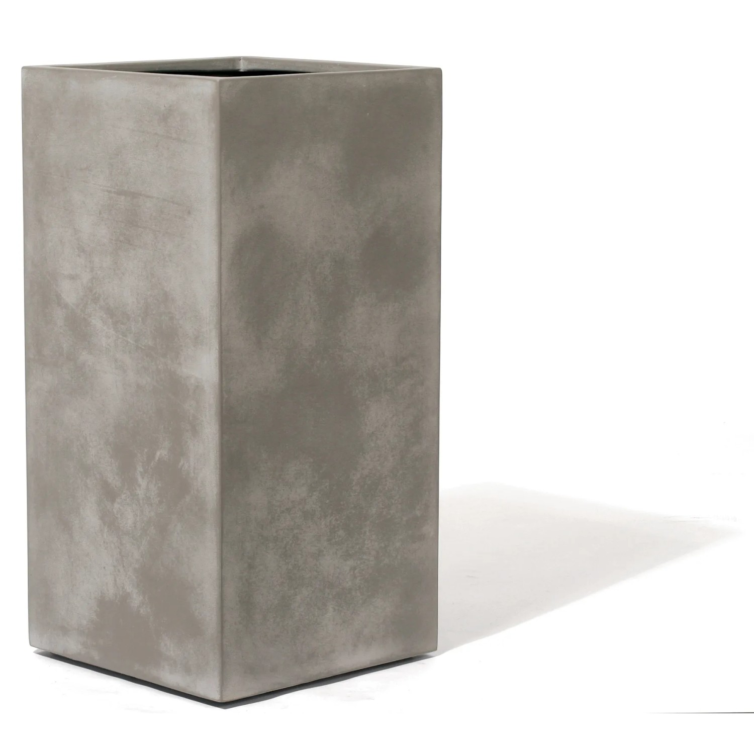 Kirschke Pflanzgefäß Pure Line Dartford 37 cm x 37 cm x 75 cm Beton ...