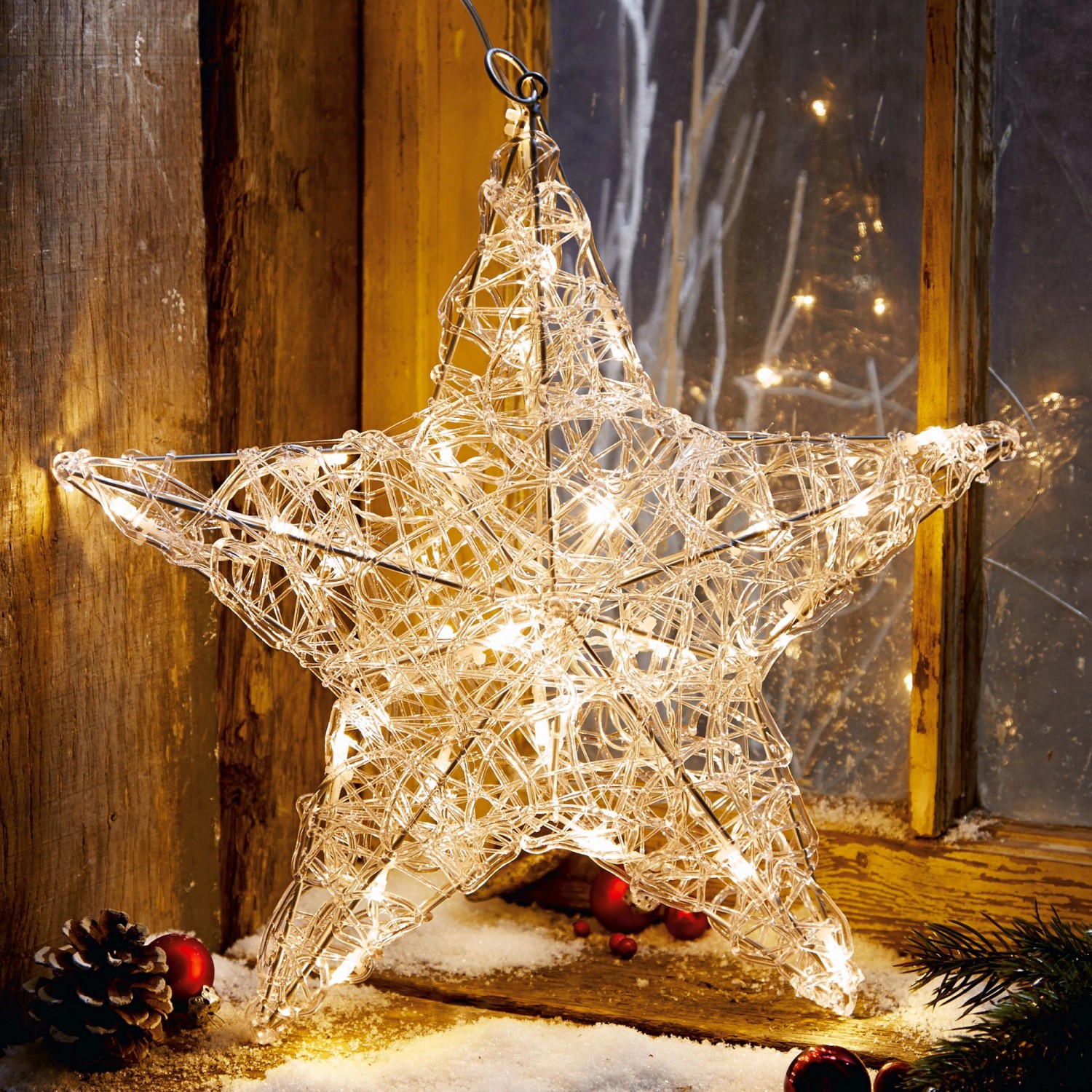 Best of home Beleuchteter LED Stern Acryl 40 cm x 40 cm x 9 cm kaufen ...