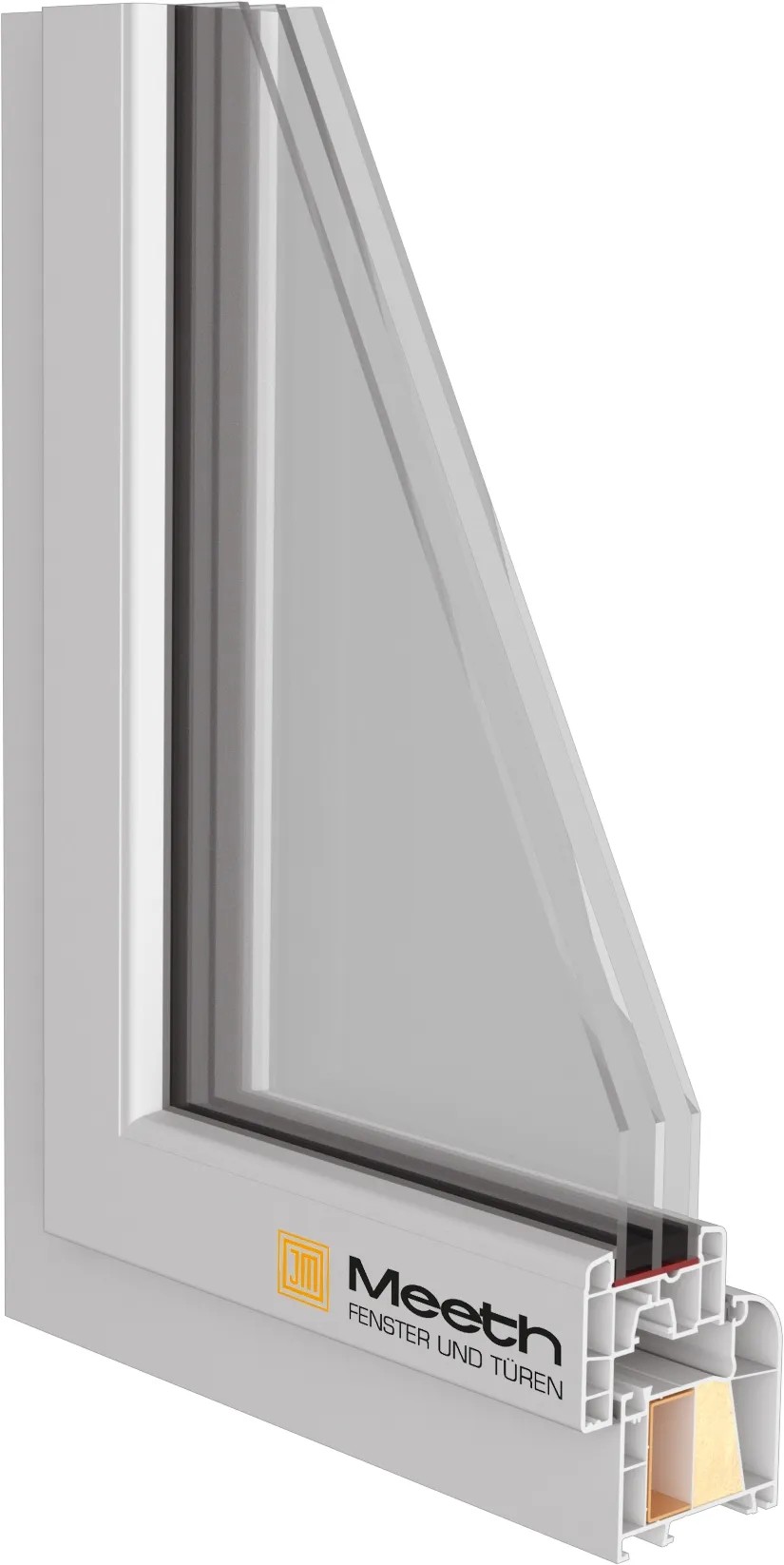 JM Meeth Energiesparfenster Eco Uw 0,86 D/DK 2-flg Golden Oak 160 x 120 cm kaufen bei OBI