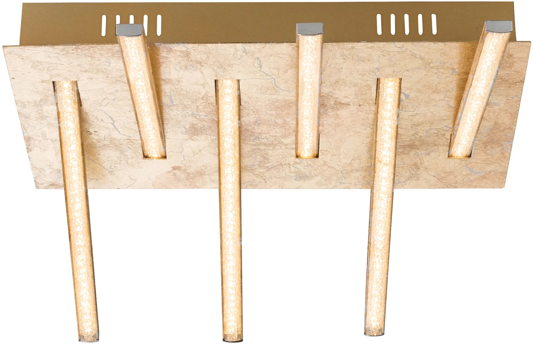 Globo LED-Deckenleuchte FUEGO Goldfarben EEK: A kaufen bei OBI