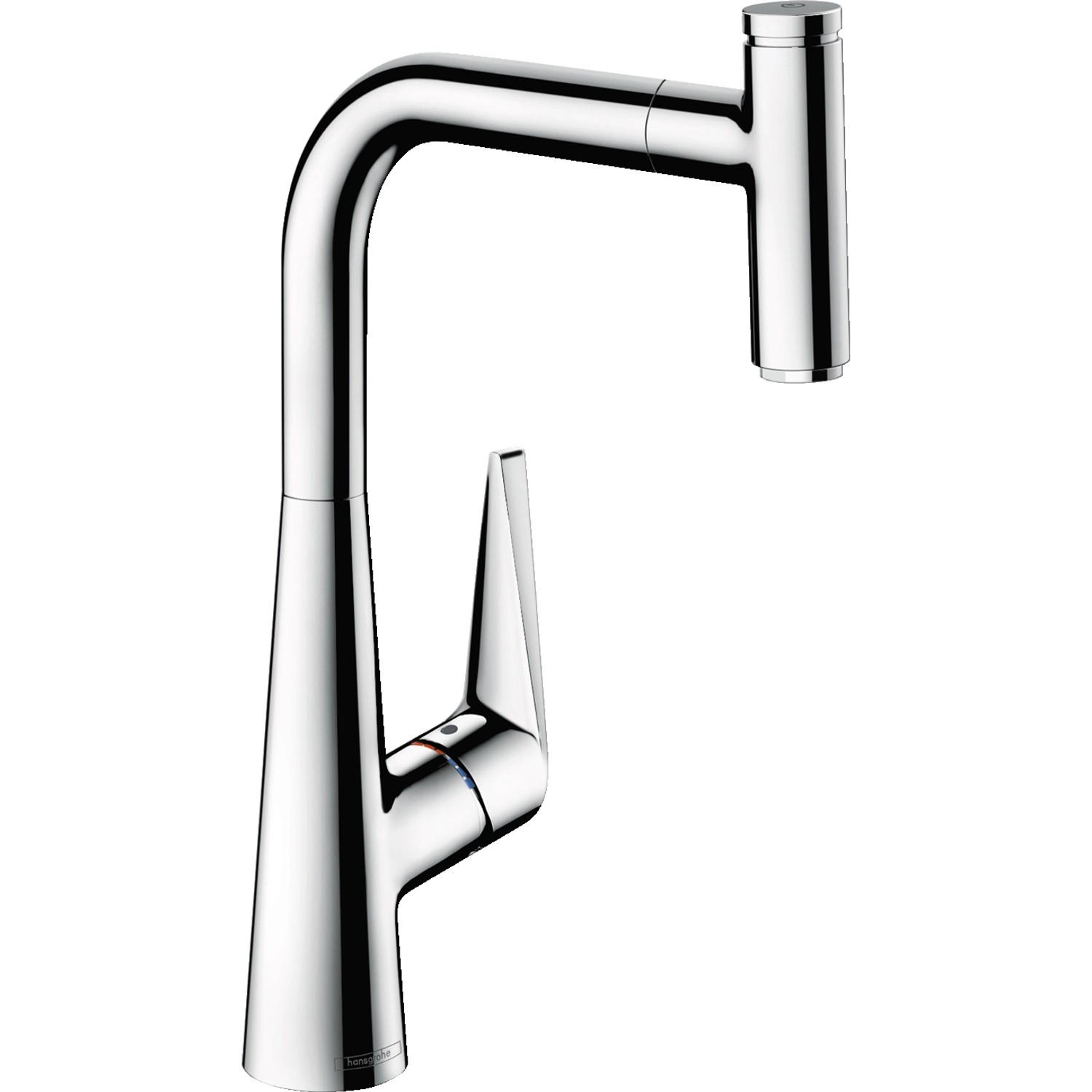 Hansgrohe Einhebel-Küchenmischer mit Ausziehauslauf M5115-H300 Chrom ...