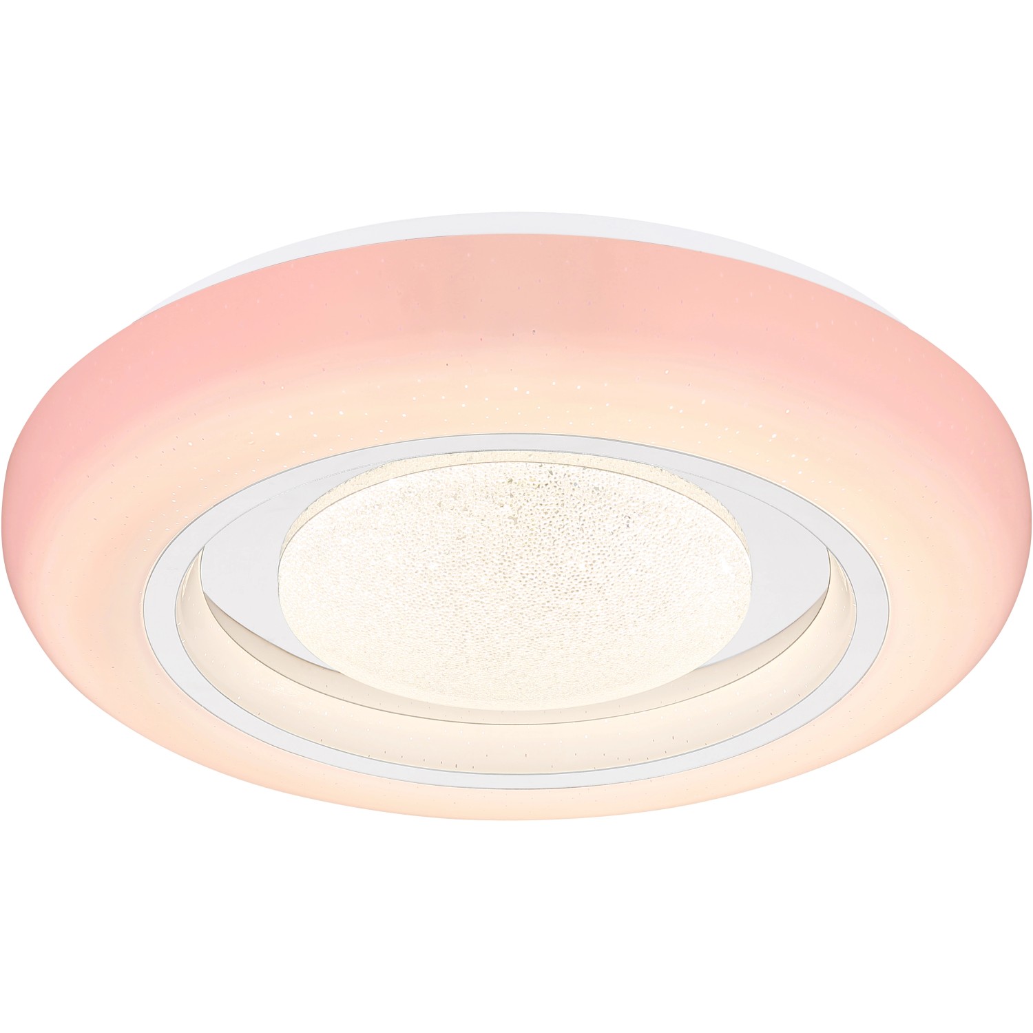 Globo LED-Deckenleuchte Burro 2-flammig Weiß 390 x 80 mm kaufen bei OBI