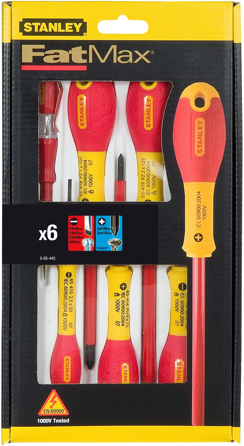 Stanley FatMax Schraubendreher-VDE-Set 6-tlg. 0-65-443 kaufen bei OBI