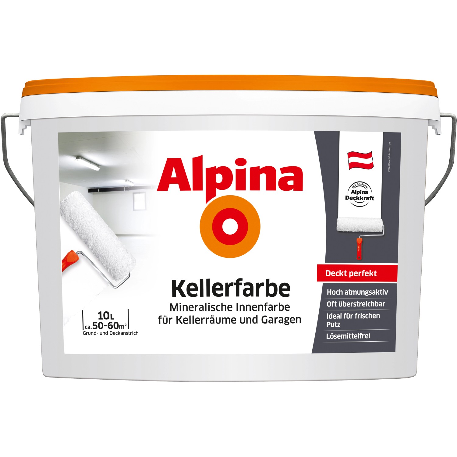 Alpina Kellerfarbe Weiß matt 10 l kaufen bei OBI