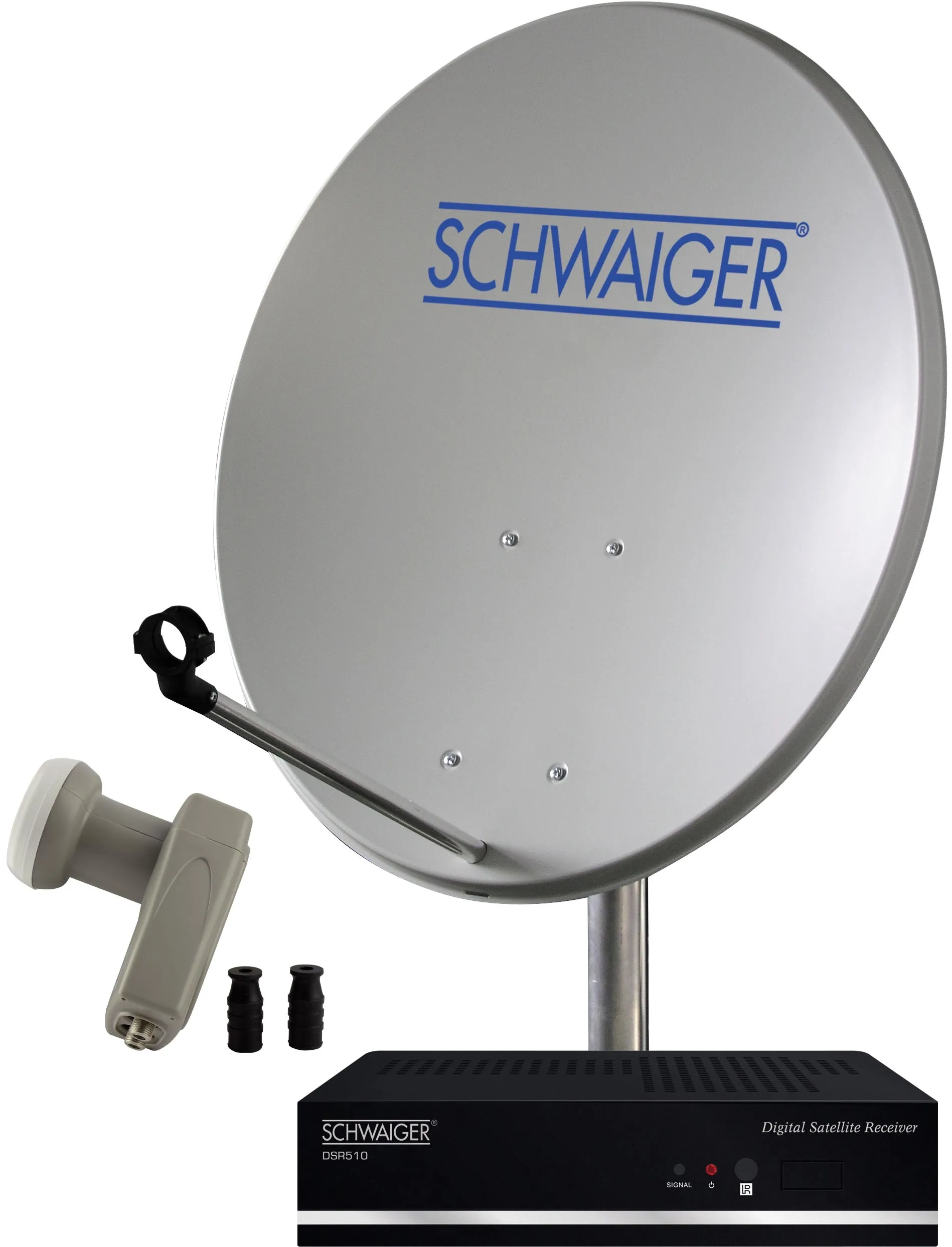 Digitale SAT-Anlage 2 Teilnehmer 80 cm Antenne kaufen bei OBI