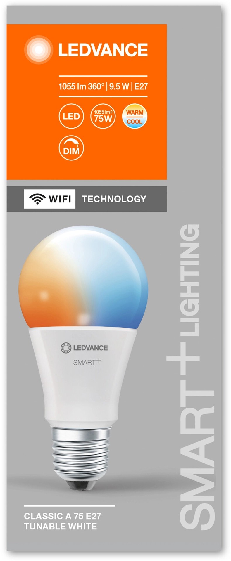Ledvance Smart+ Leuchtmittel Wifi Classic TW E27/9,5 W Weiß kaufen bei OBI