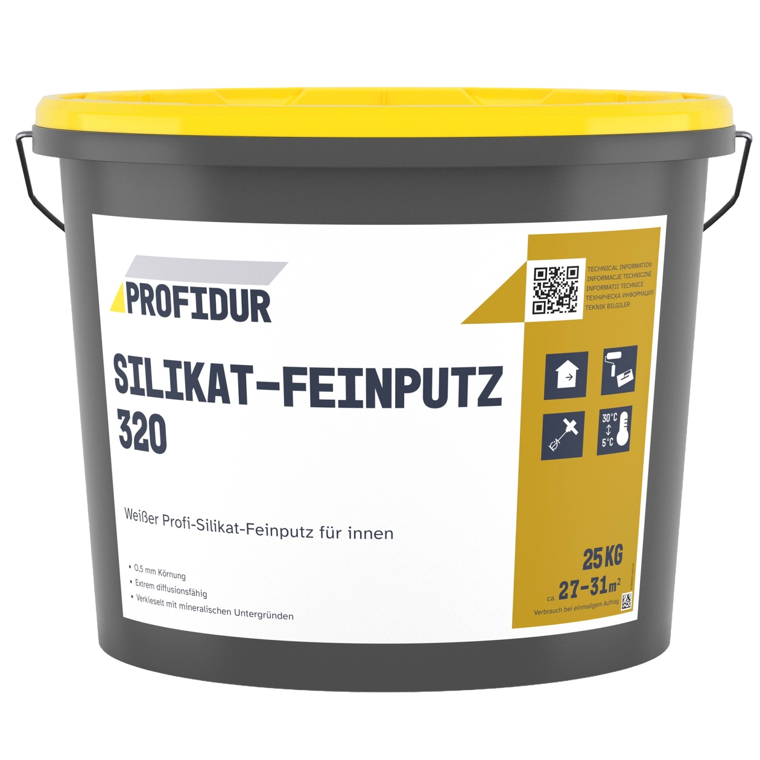 Profidur Silikat-Feinputz 320 Weiß 25 kg kaufen bei OBI