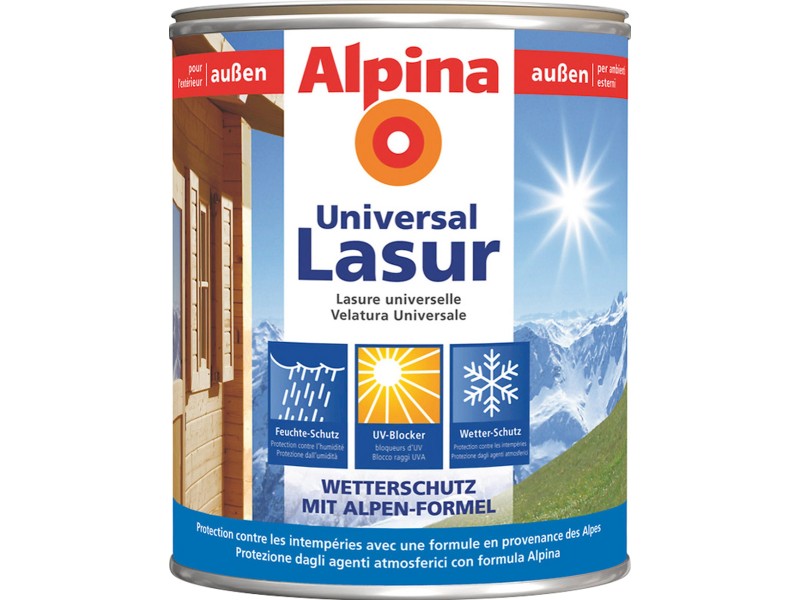 Alpina Universal Lasur Eiche 750 ml kaufen bei OBI
