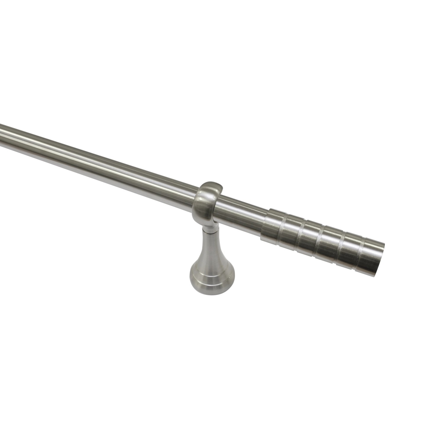 Gardinia Gardinenstangen-Set Belamy Ø 25 mm Edelstahloptik 160 cm ...