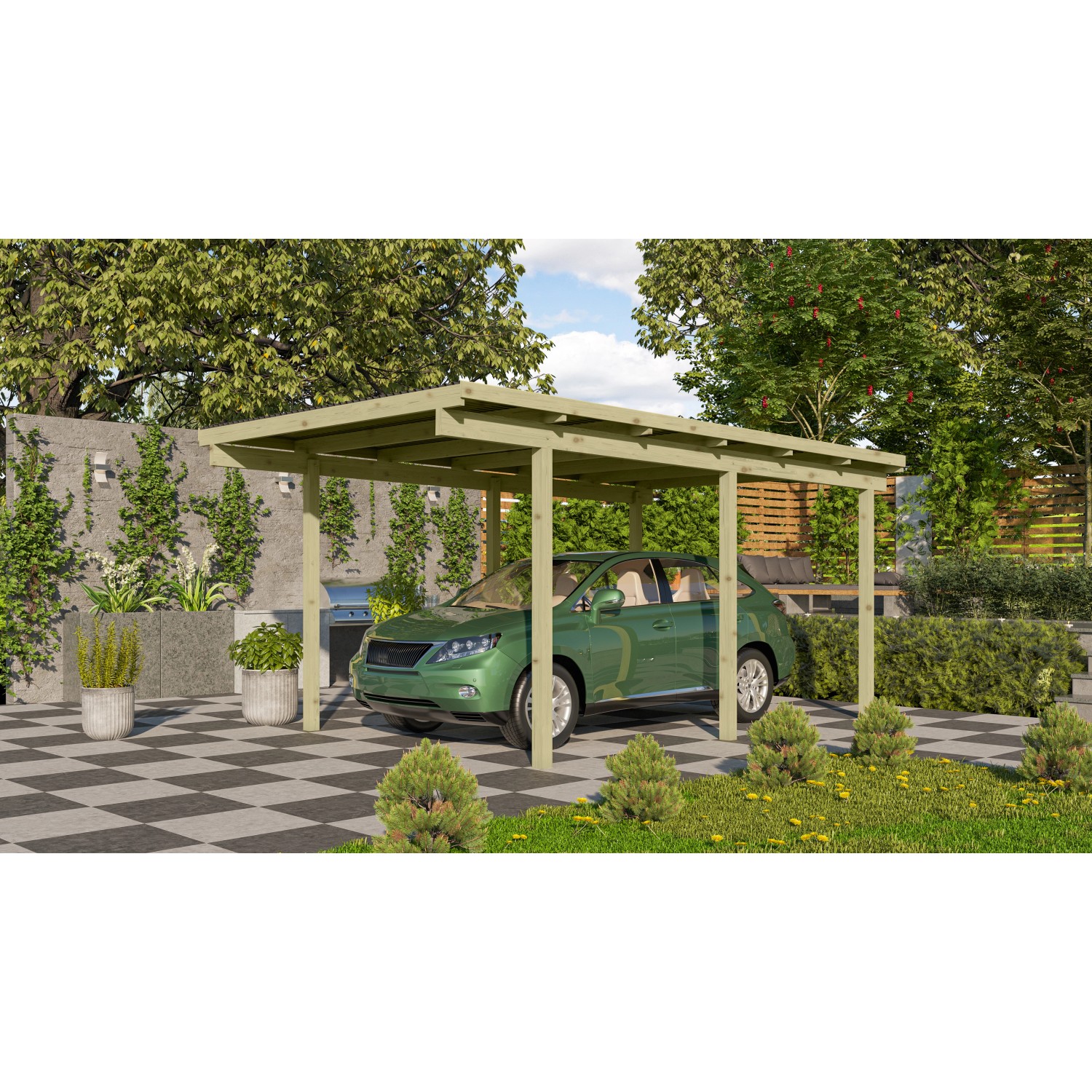 Karibu Einzelcarport Eco kaufen bei OBI