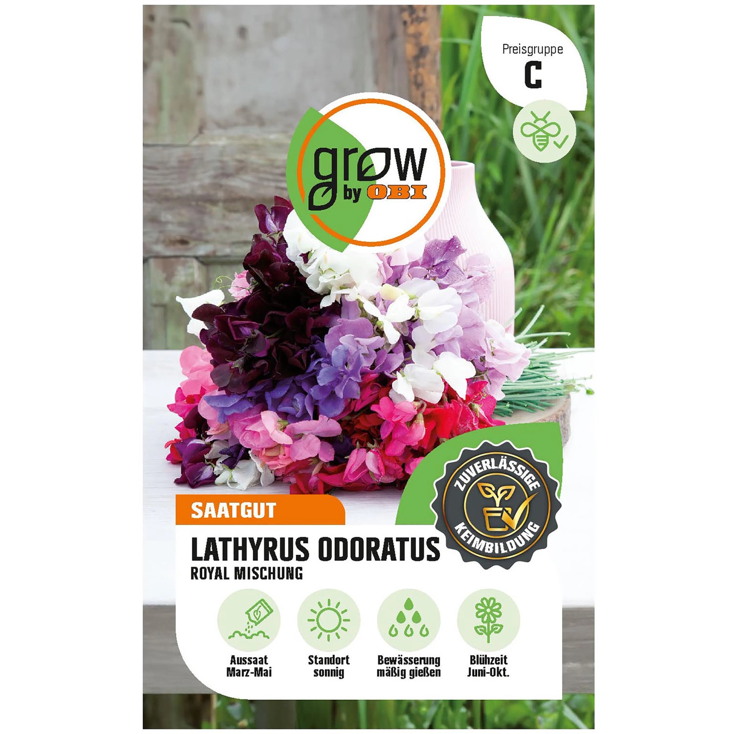GROW by OBI Duftwicke "Royal" Mischung Lathyrus odoratus kaufen bei OBI