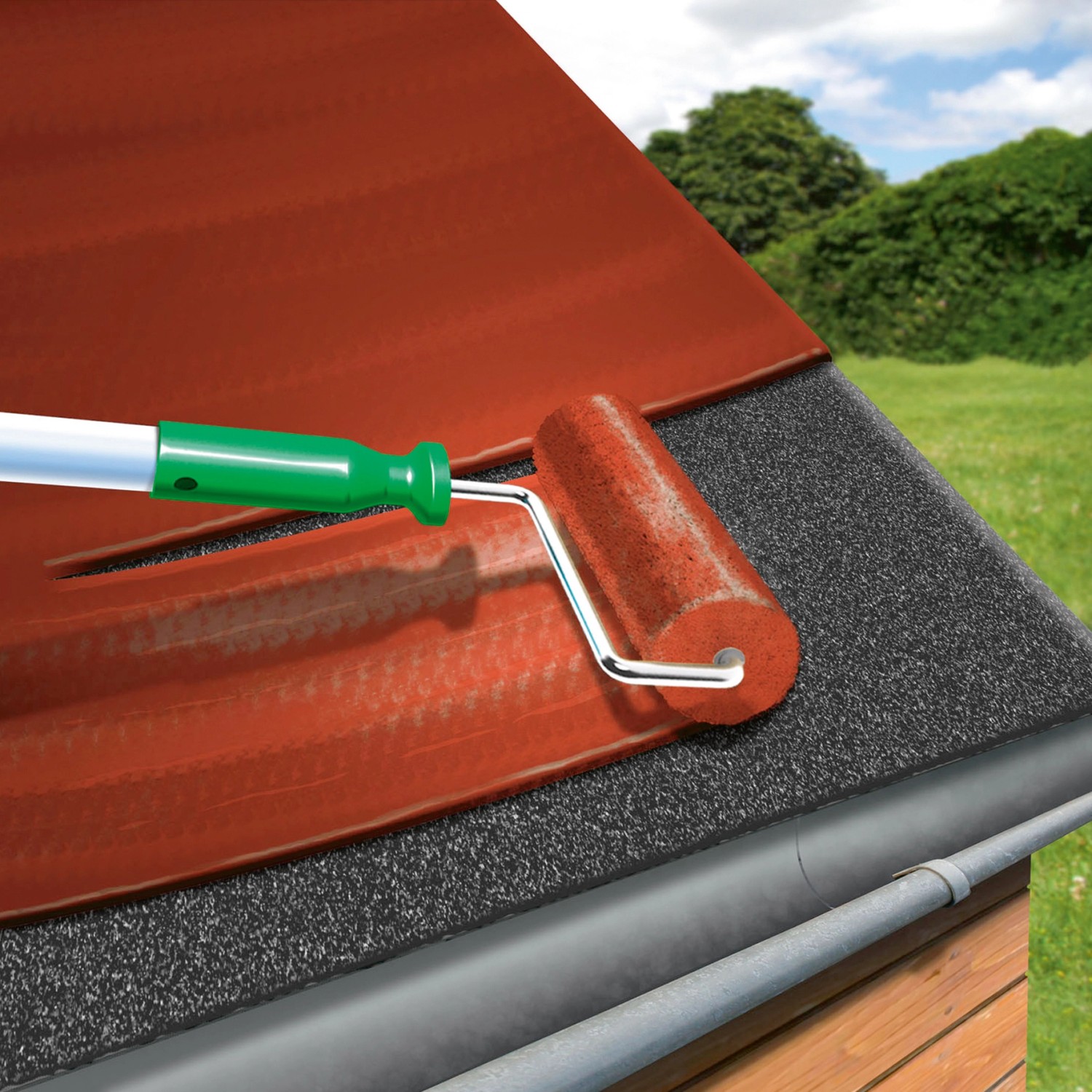 MEM Dach- und Sockelfarbe Ziegelrot 5 kg kaufen bei OBI