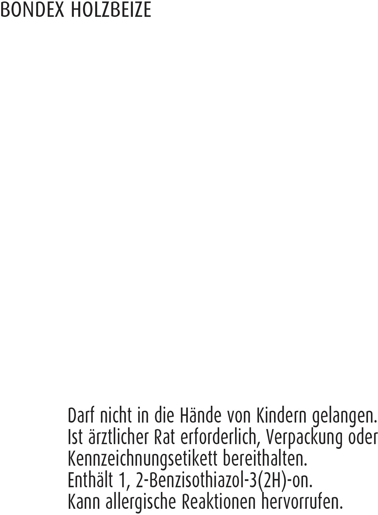 Bondex Holzbeize Weiß 250 ml kaufen bei OBI