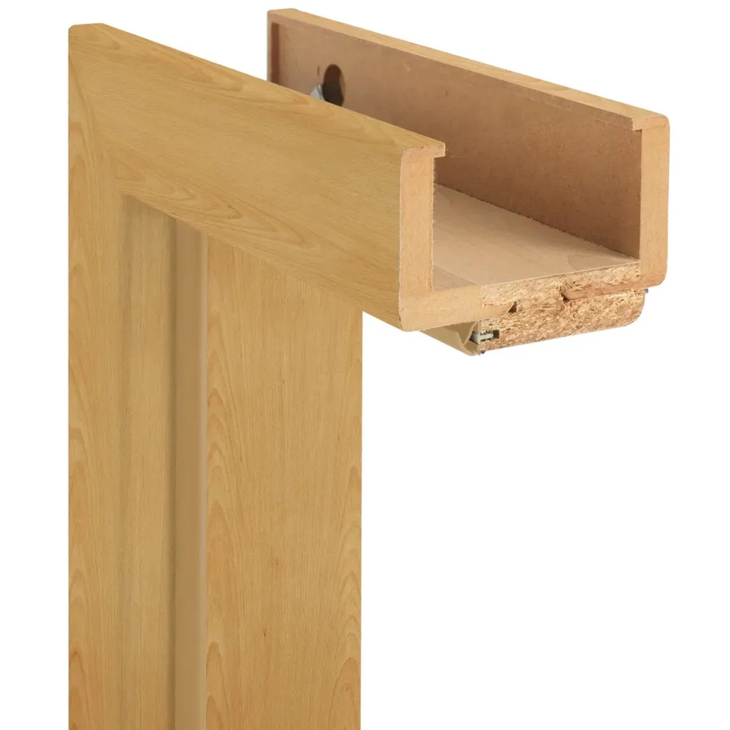 Zarge Dekor Buche Holznachbildung 60 cm x 203 cm x 34 - 36 cm Anschlag ...