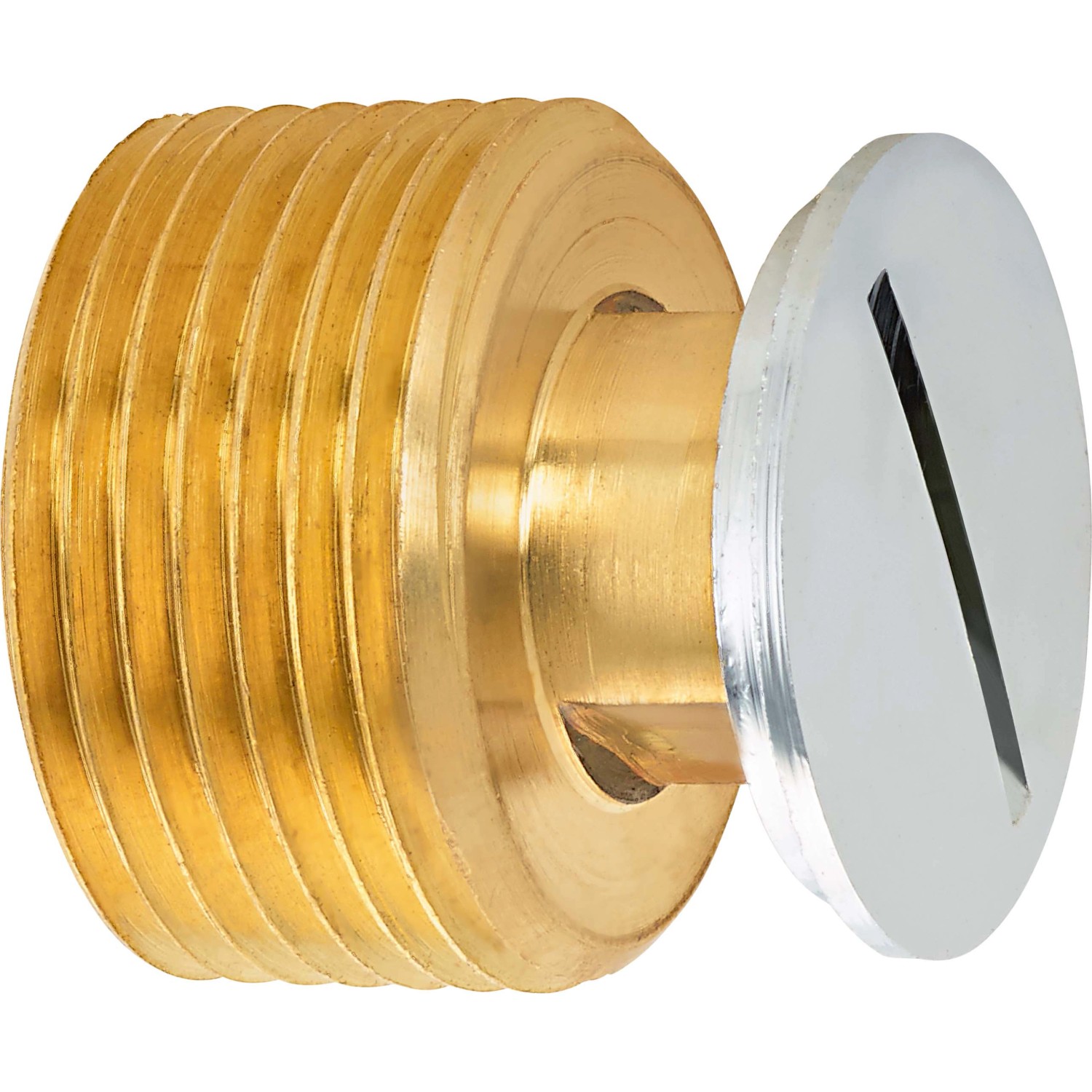 Gewinde-Stopfen 26,4 mm (R 3/4) Messing Verchromt kaufen bei OBI