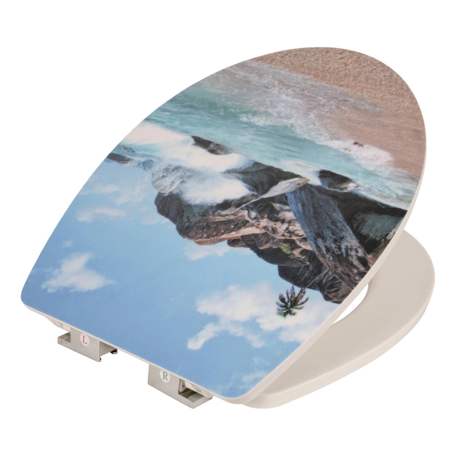 Sitzplatz WC-Sitz Motiv Beach Day mit Absenkautomatik kaufen bei OBI