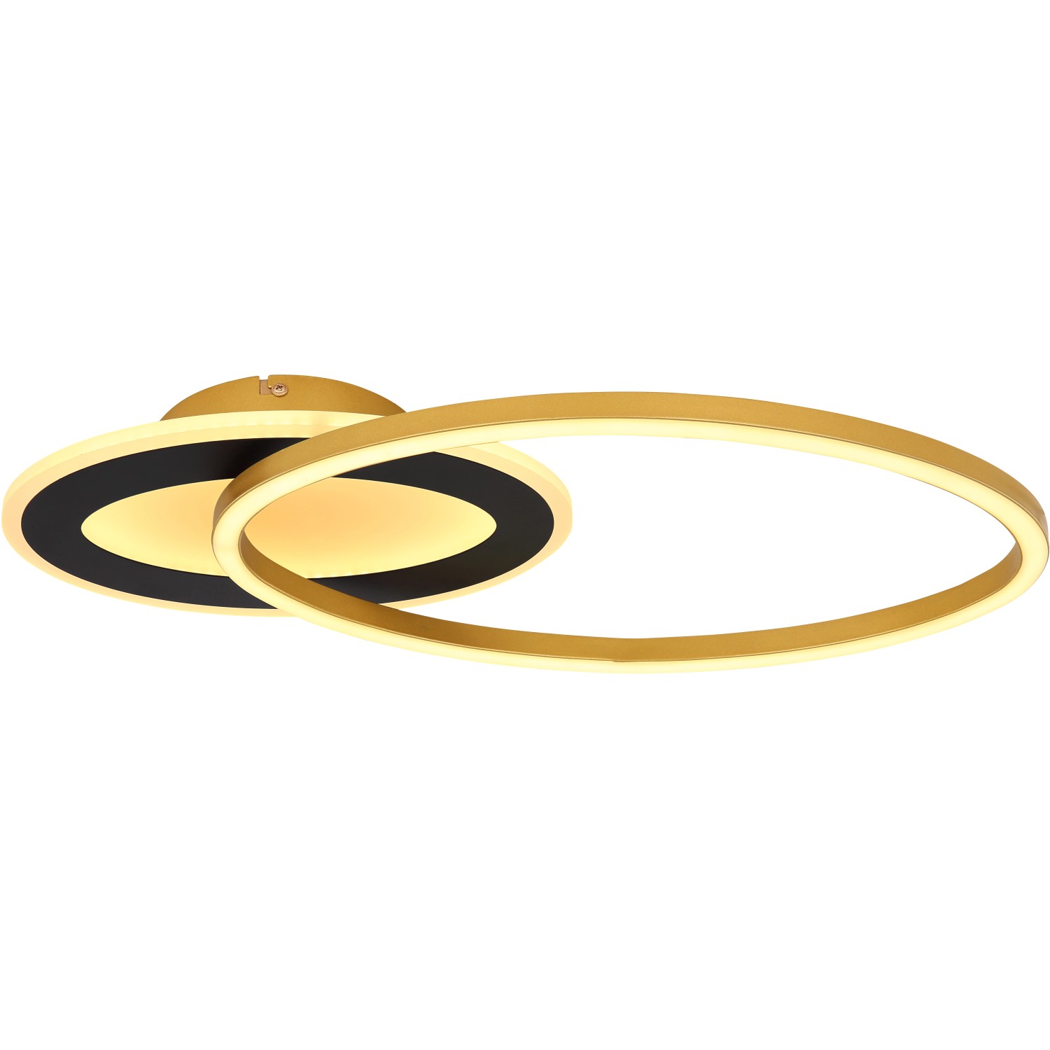 Globo LED-Deckenleuchte Silla I 1-flammig Schwarz matt 530 x 235 x 70 ...