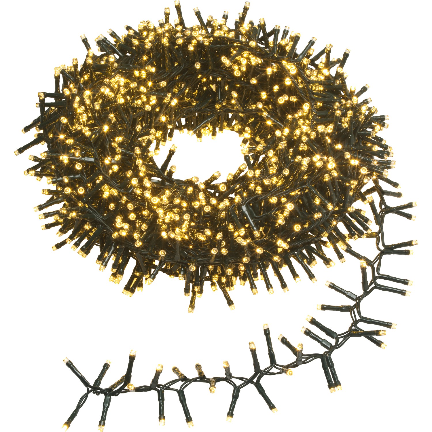 LED-Lichterkette Warmweiß Mehrfarbig 22 m kaufen bei OBI