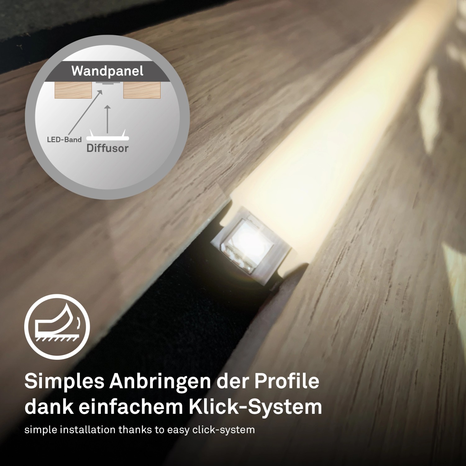 Briloner Pimp your Panel LED-Band Starter-Set 2,6 m Warmweiß kaufen bei OBI