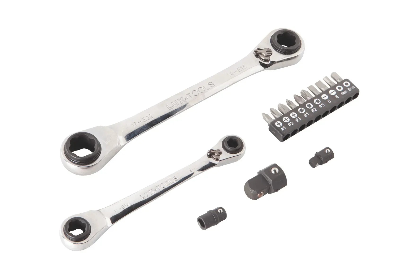 LUX Ratschenringschlüssel Satz 15-teilig 8 in 2 Professional kaufen bei OBI