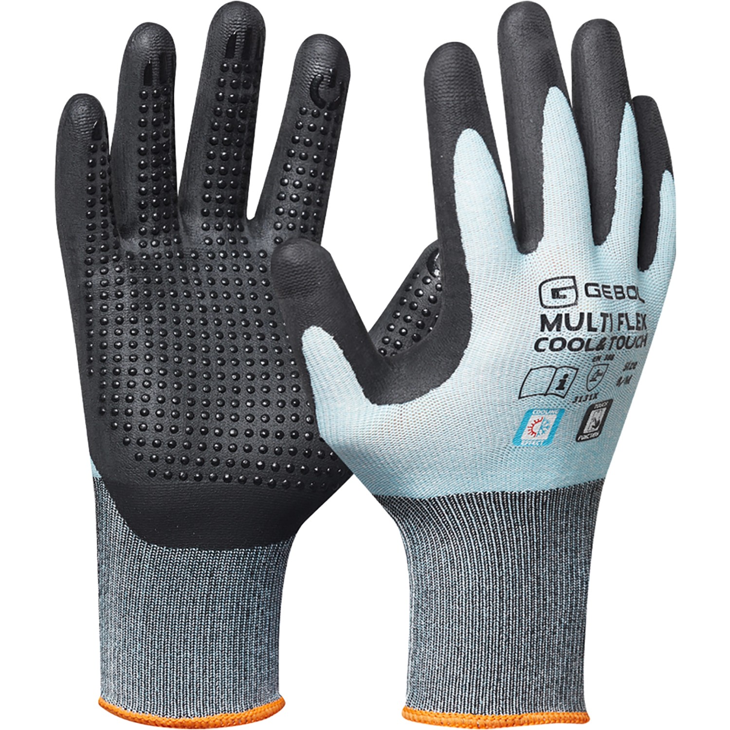 Gebol Handschuh Multi Flex Cool & Touch Blau-Schwarz Größe 10 kaufen ...