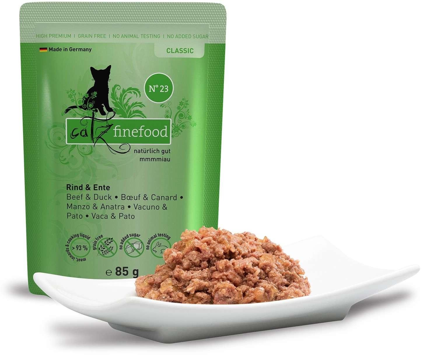 Catz Finefood Katzenfutter No.23 Rind und Ente 85 g kaufen bei OBI