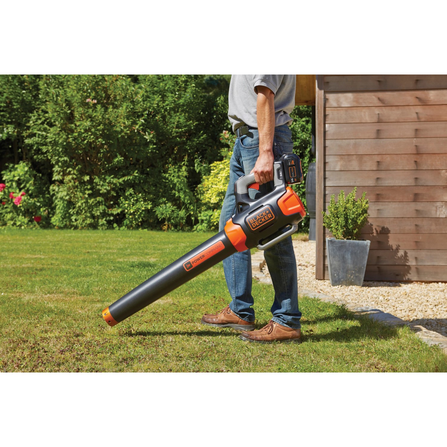 Black+Decker Akku-Gebläse DualVolt Powercommand Basis GWC54PCB 54 V ...