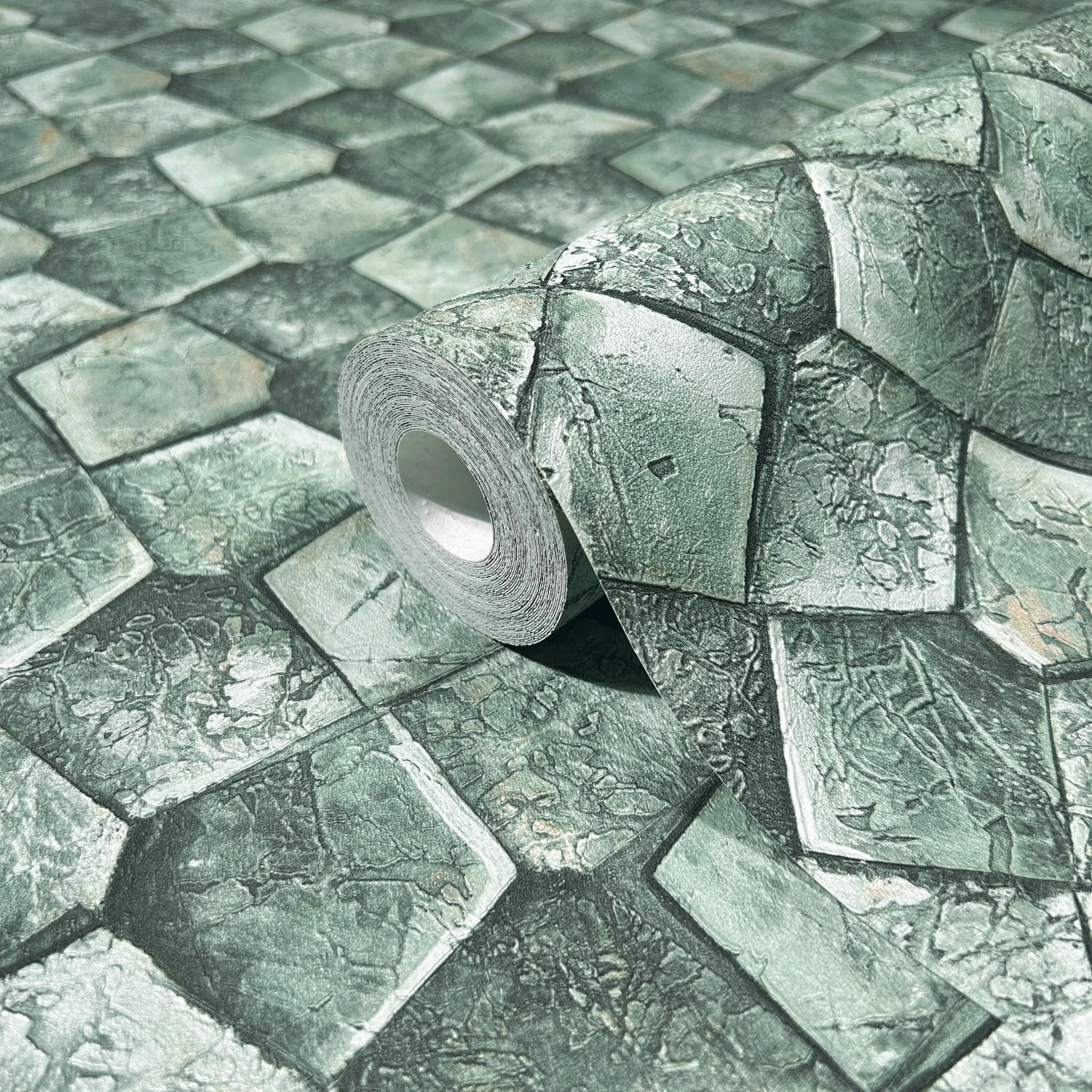 Marburg Vliestapete Fünfkant-Muster Grafisch Modern 10,05 m x 0,7 m ...